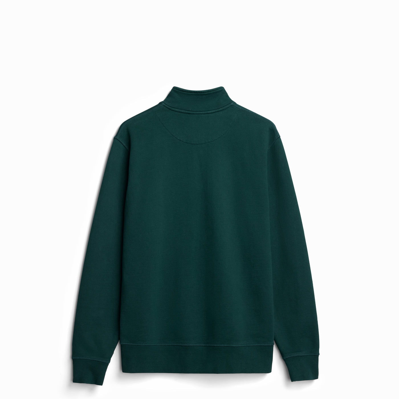 Pine Ultra Heavyweight Organic French Terry Quarter Zip