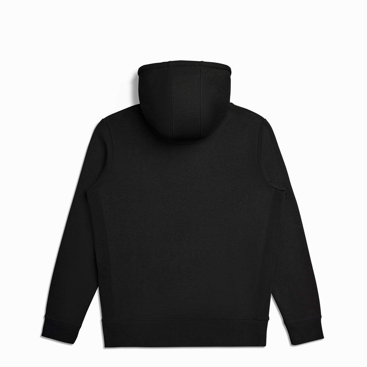 Black Heavyweight Organic Brushed Zip